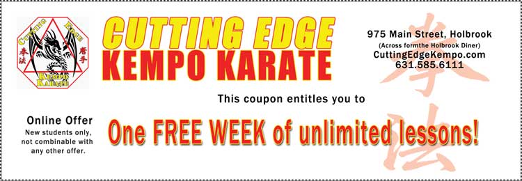 Free Week Coupon ⋆ Cutting Edge Kempo Karate